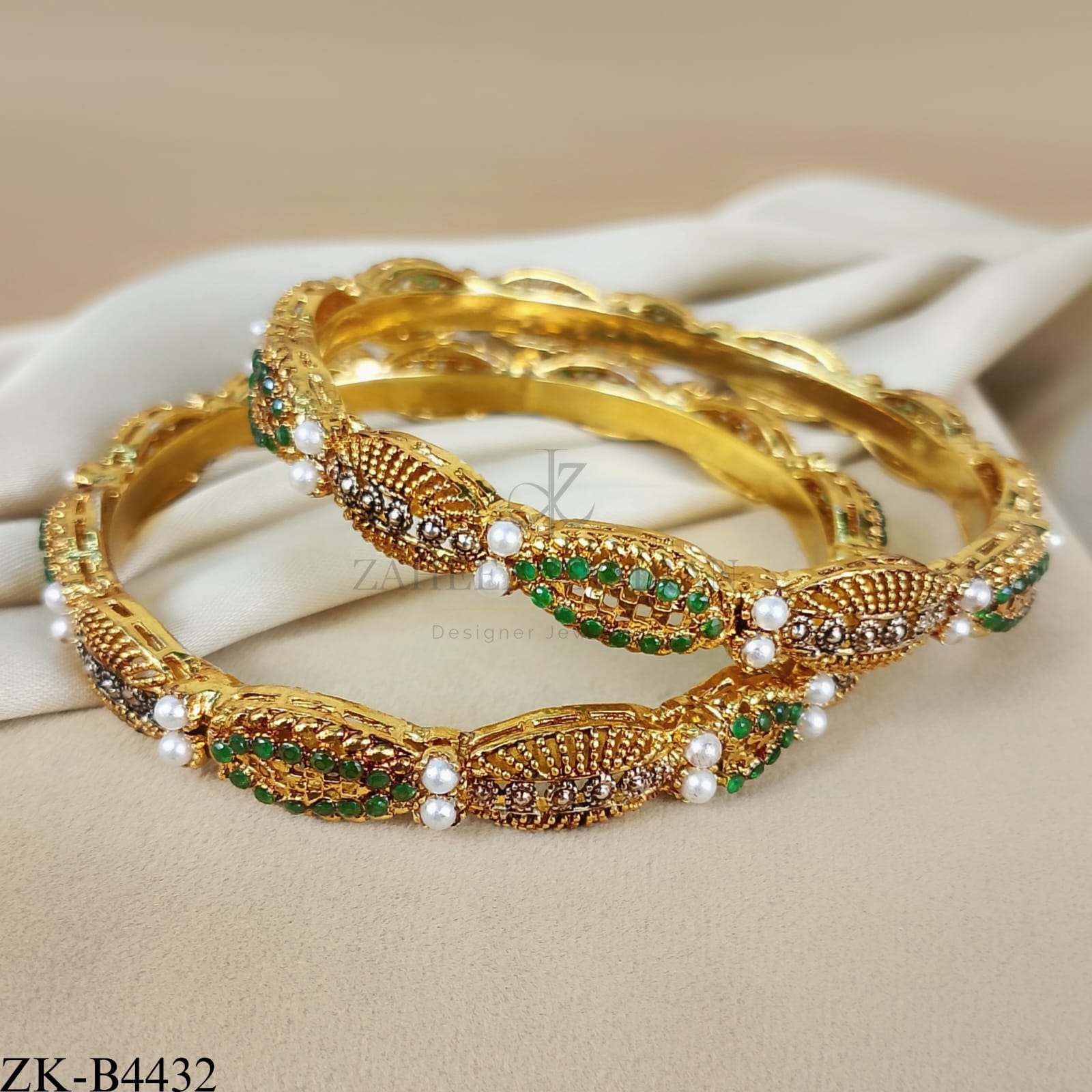 EMERALD BANGLES – Zaheen Kamran