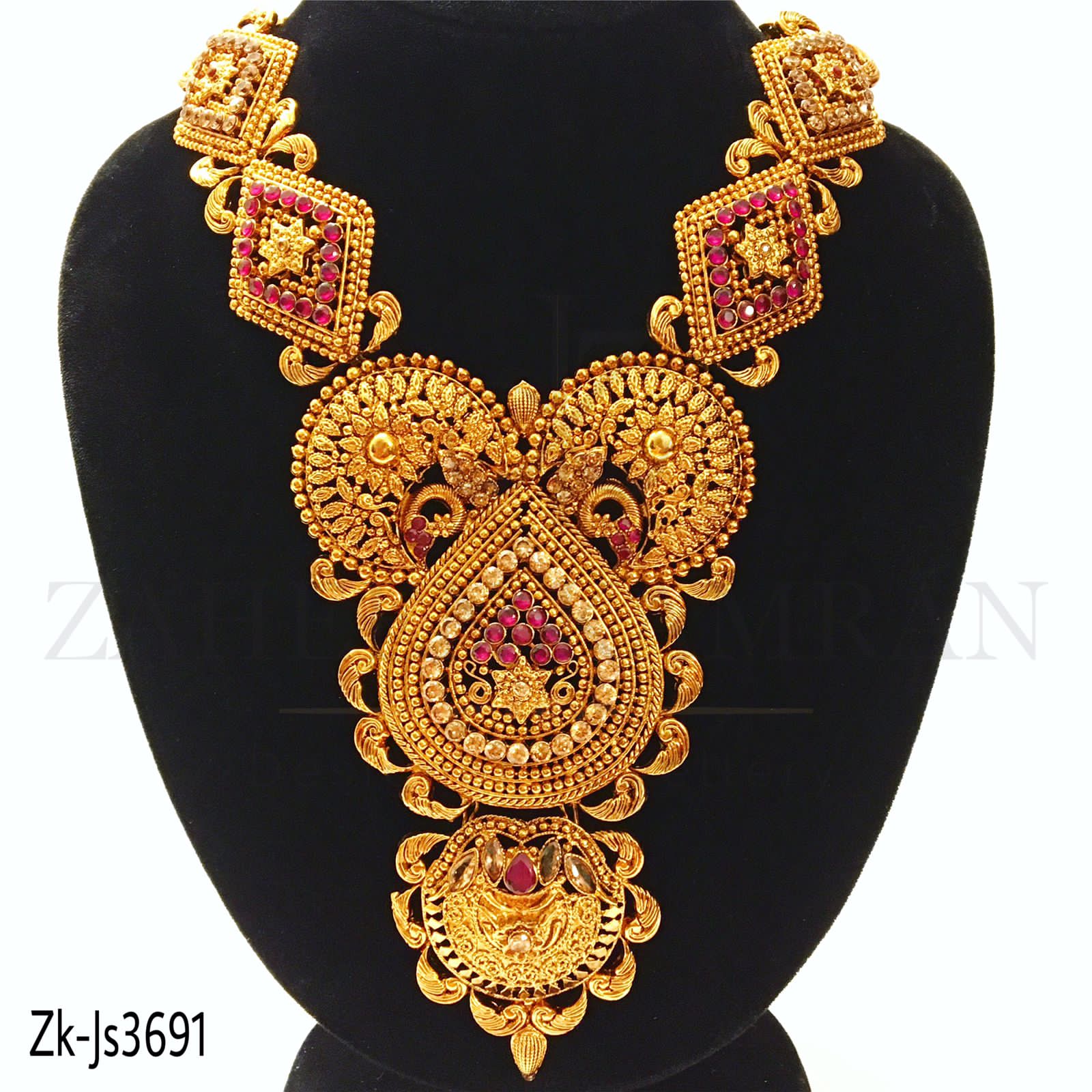 Antique ruby golden set – zaheenk.com