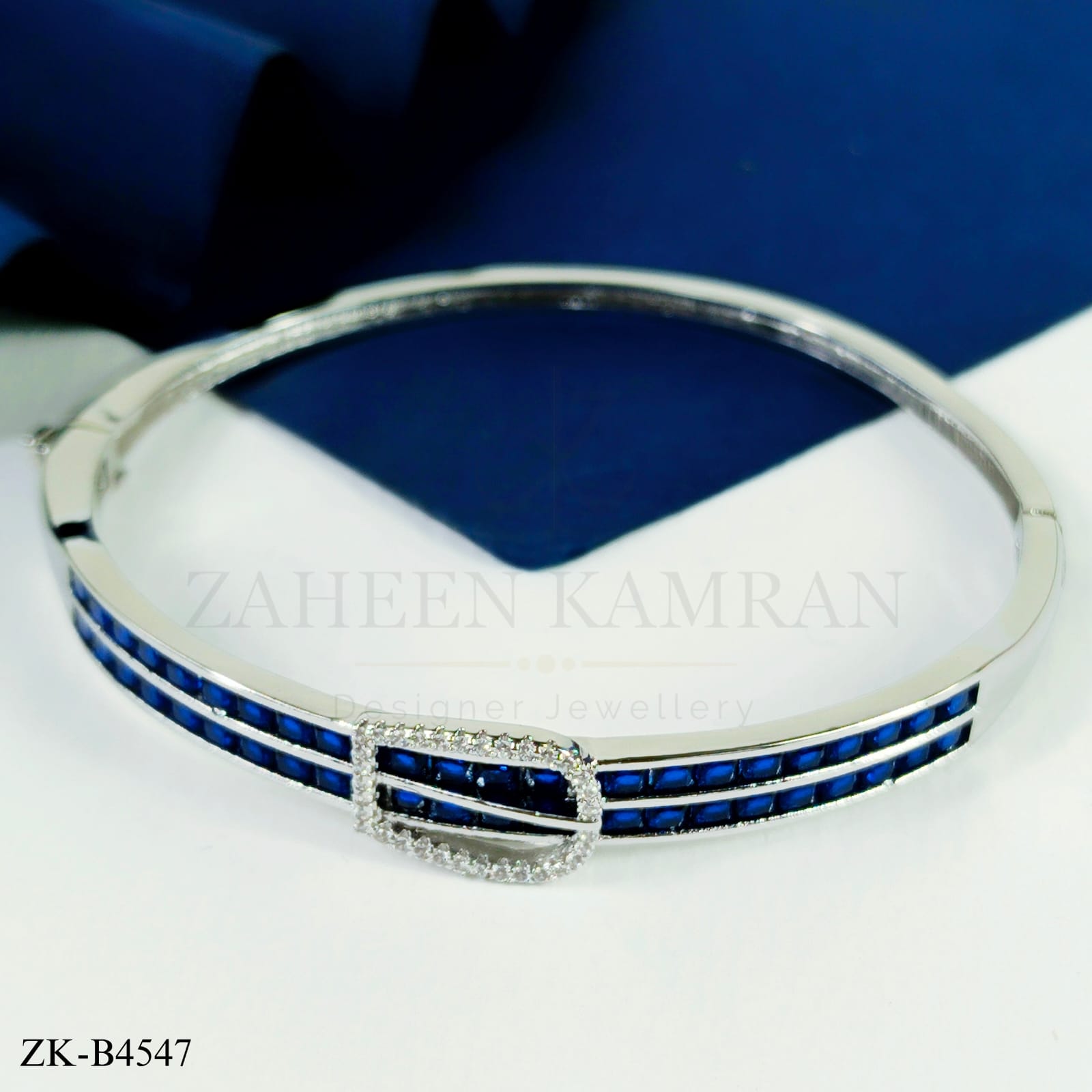 SAPPHIRE BANGLE – Zaheen Kamran